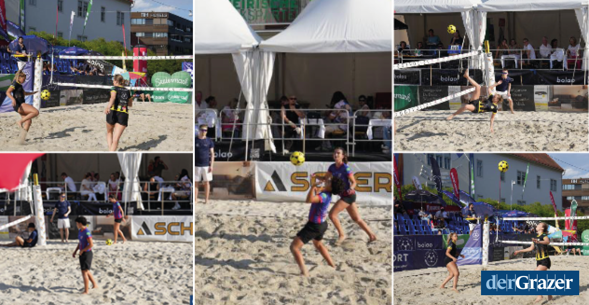 der Grazer - FOTOS - Footvolley-League of Champions Female - Graz 1000 ...